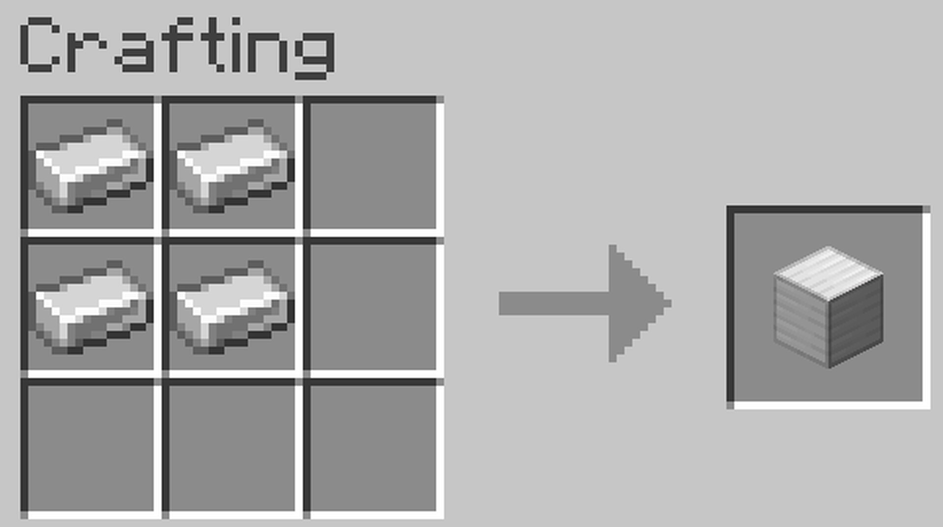 Simple Squares: 2x2 block/ingot conversion Minecraft Data Pack