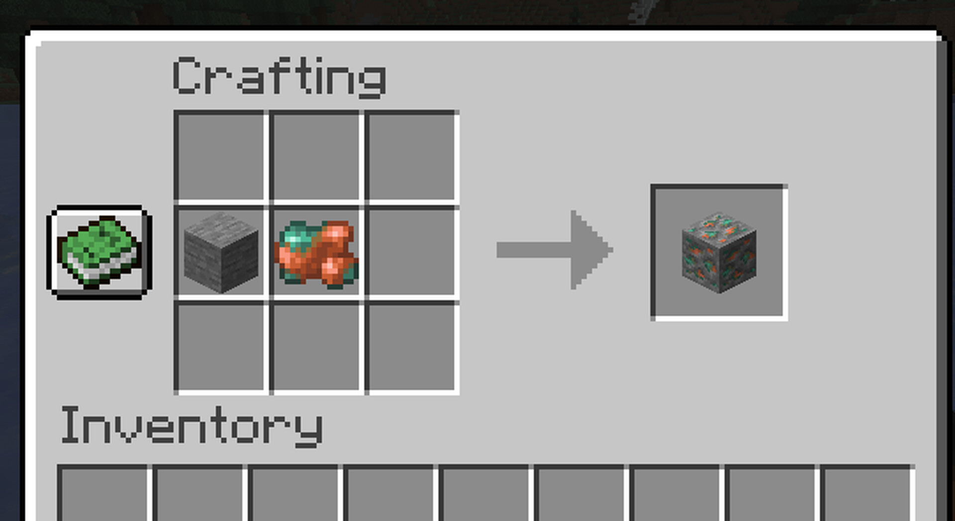 Craftable ores Minecraft Data Pack