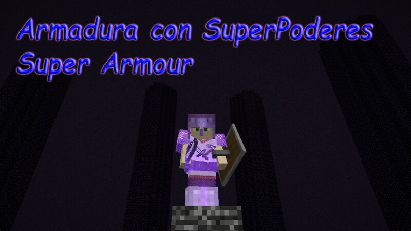 Armadura Super Armour Minecraft Data Pack