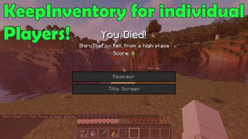 Keepinventory Minecraft Data Packs | Planet Minecraft Community