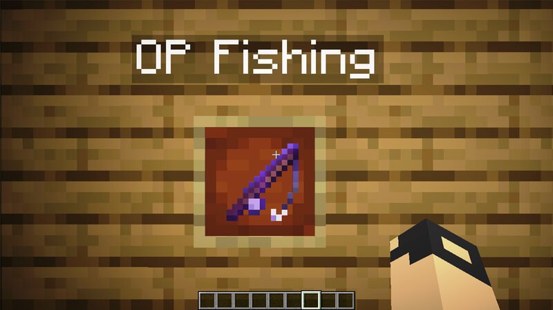 OP Fishing - AFK Treasure Farm // Speedrun Data Pack Minecraft Data Pack