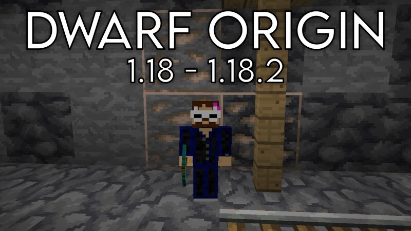 [Datapack] Dwarf Origin (1.18 - 1.18.2) Minecraft Data Pack