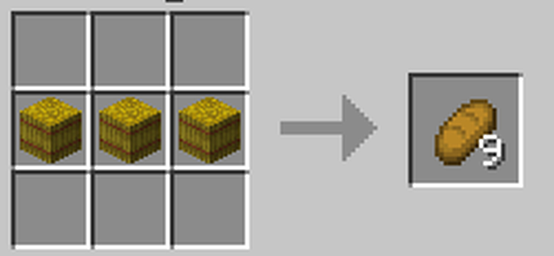 Bread From Haybale!! Minecraft Data Pack