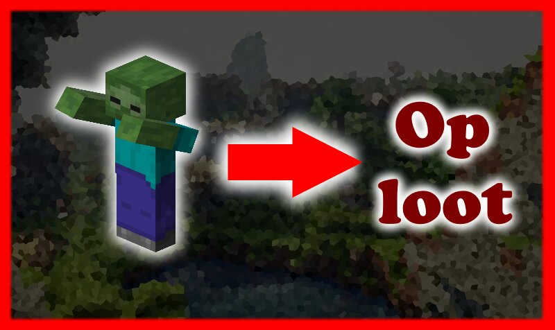Zombies Drop Op Loot Minecraft Data Pack
