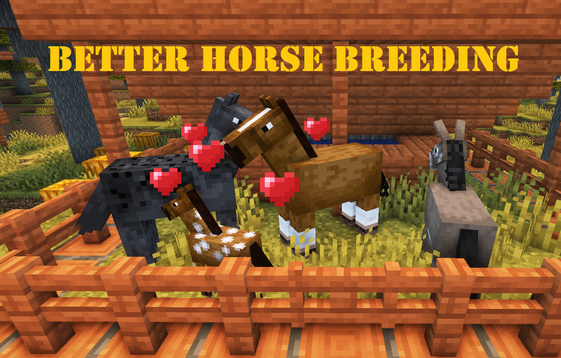 Better Horse Breeding Minecraft Data Pack
