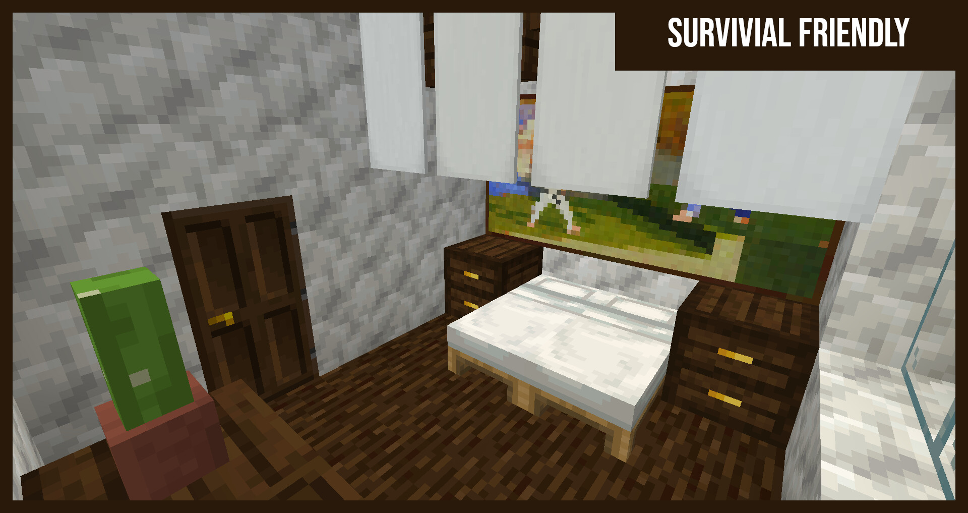 Shelf Storage [More Storage Blocks for Builders!] Minecraft Data Pack