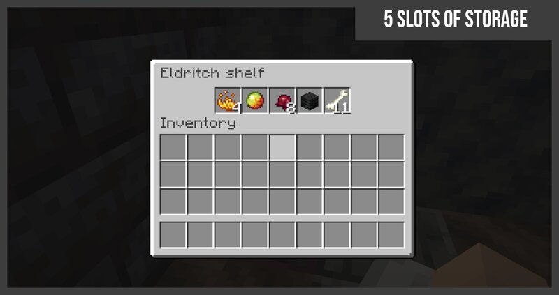 Shelf Storage [More Storage Blocks for Builders!] Minecraft Data Pack