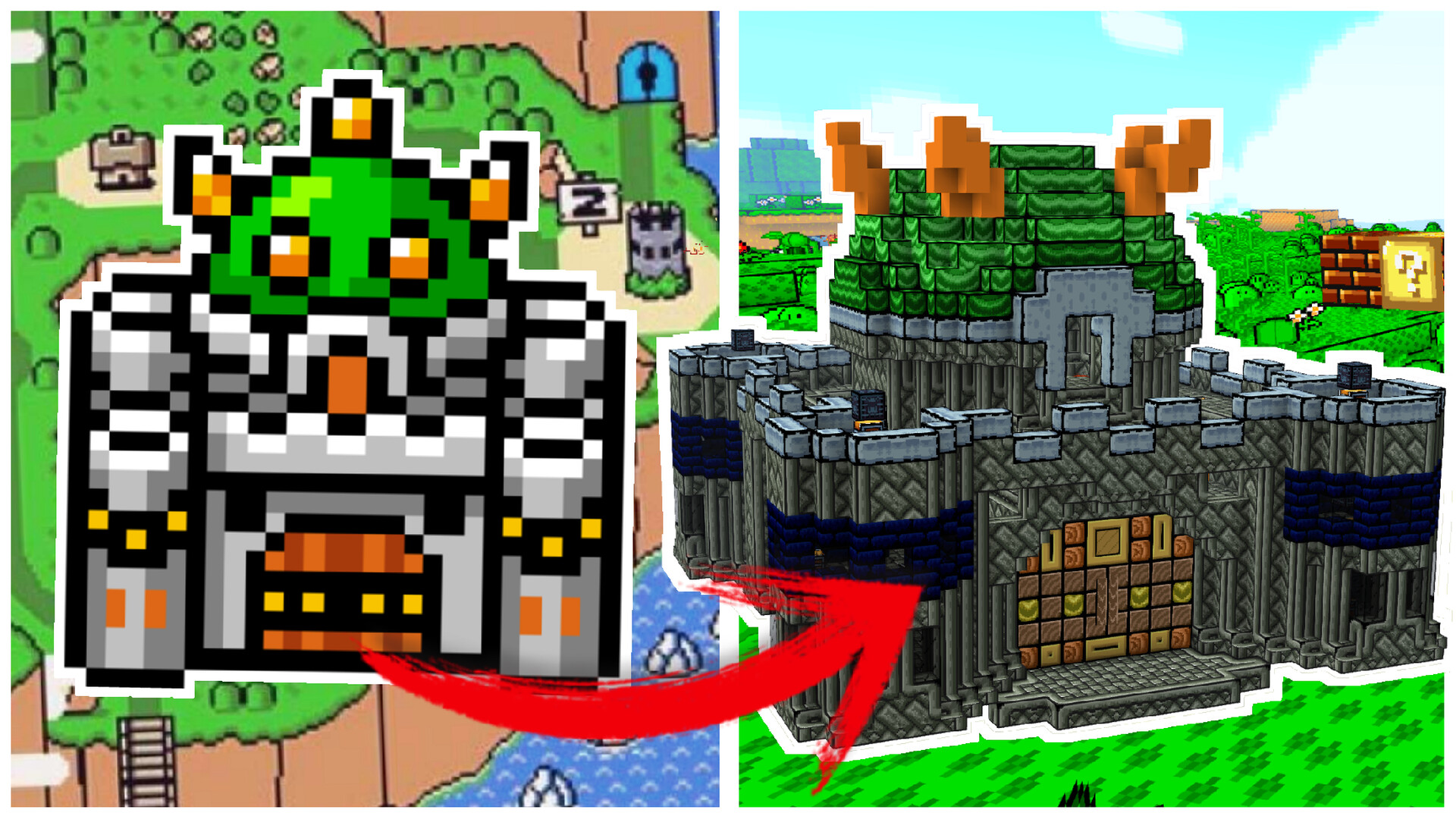 Super Mario Structure Pack - Beta Minecraft Data Pack