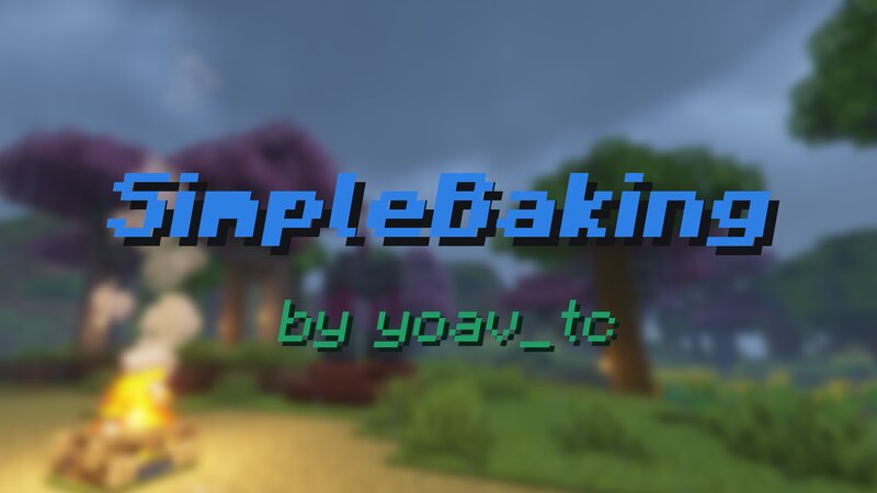 Simple Baking Minecraft Data Pack