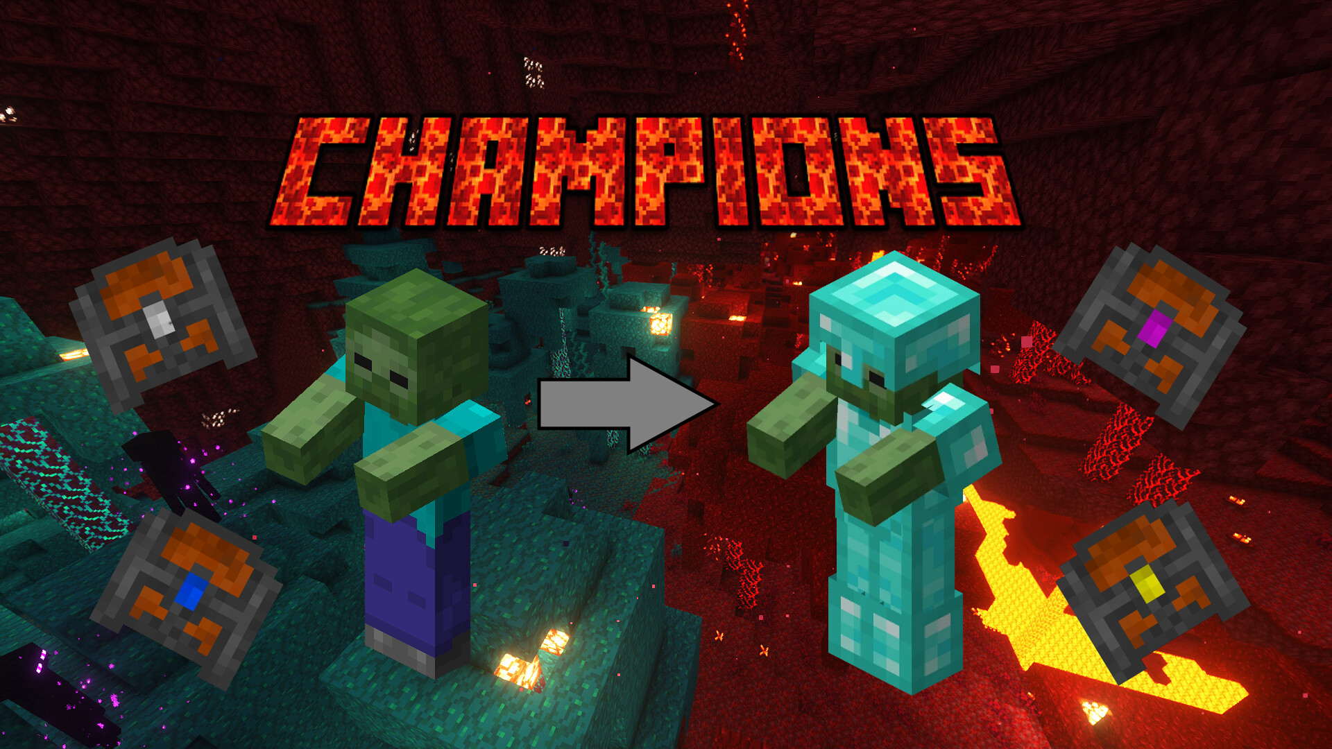Champions [1.19] - Stronger mobs with different loot! Minecraft Data Pack