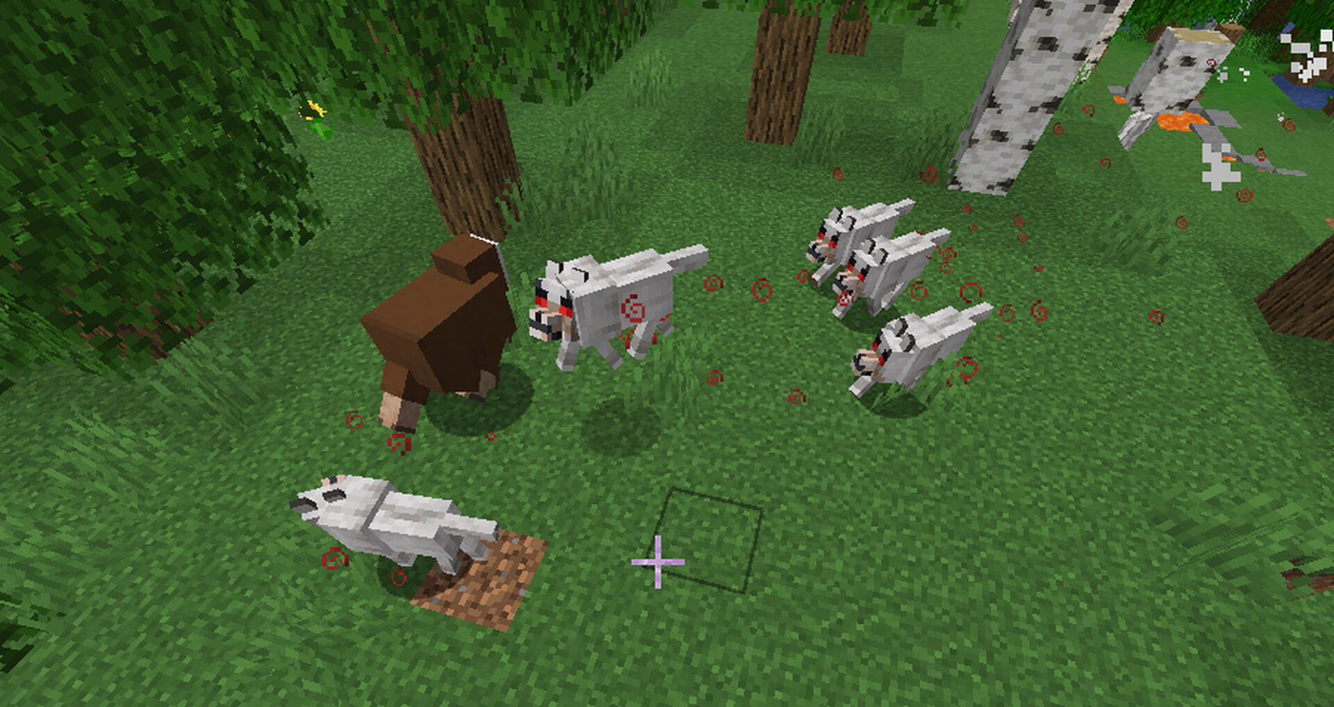 Pack/Hoard Mentality for wolves and zombies Minecraft Data Pack