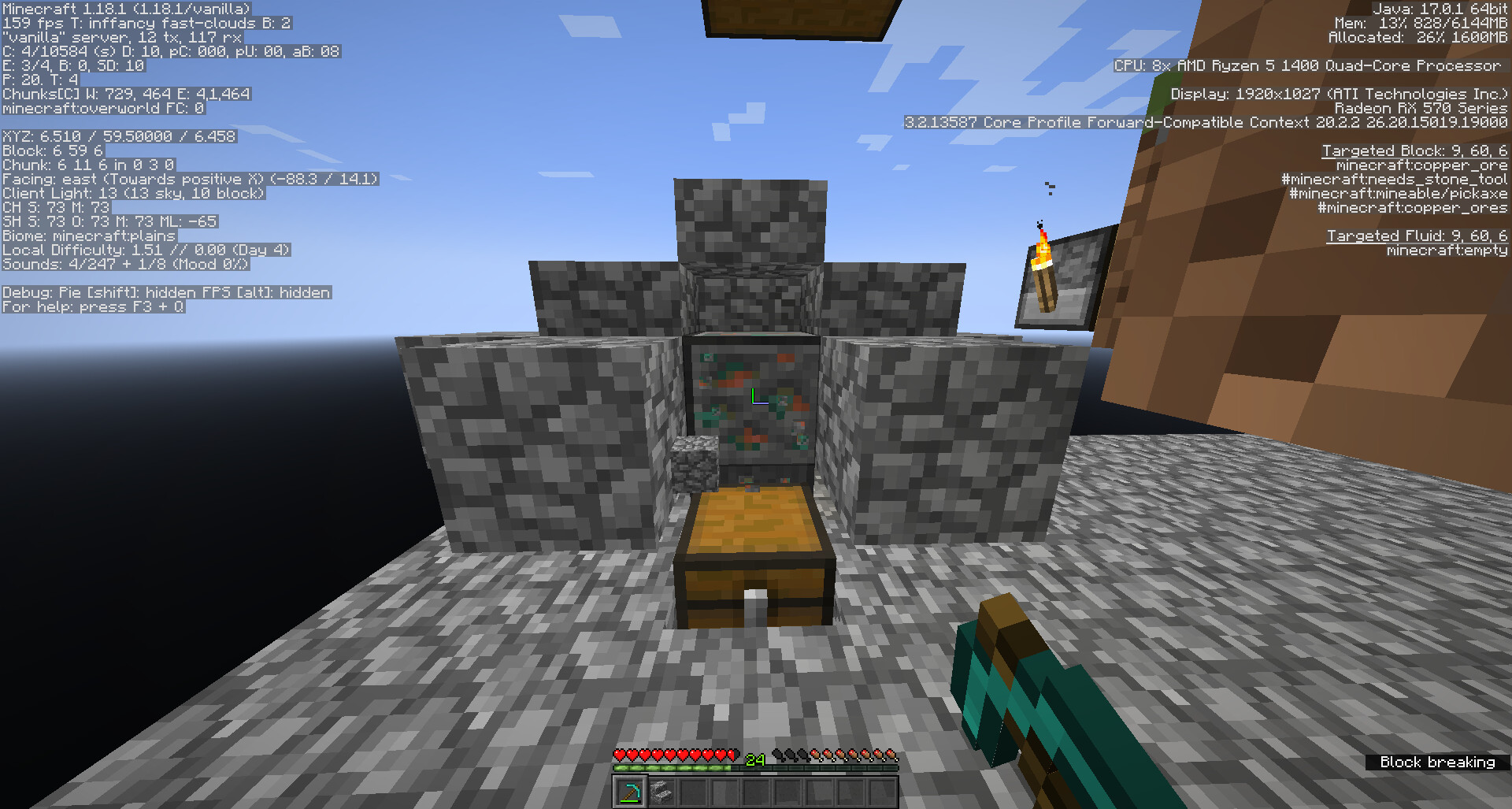 Skyblock Ore Generator In Vanilla Minecraft 1.17.x 1.18.x + Minecraft ...