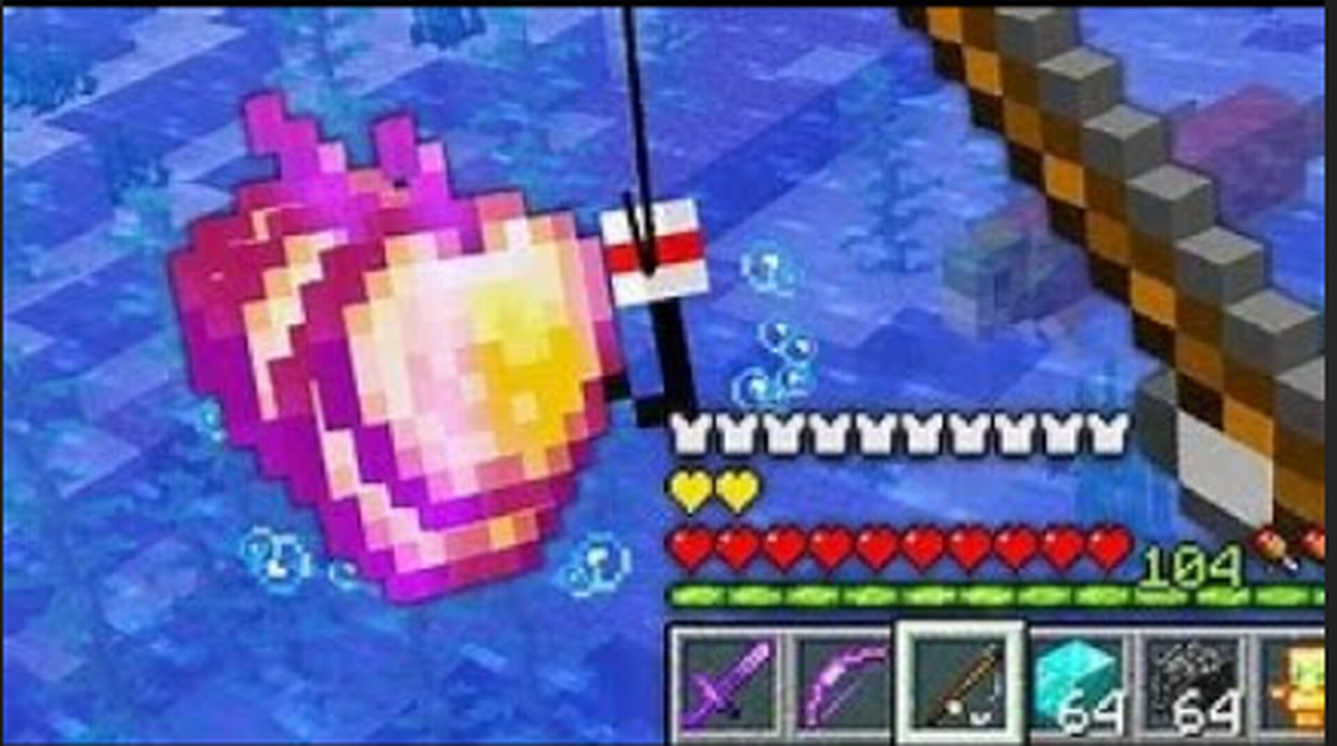 Minecraft, but... Fishing gives OP Loot! Minecraft Data Pack