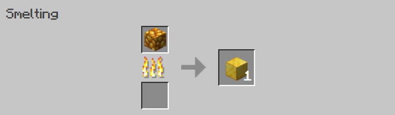 Smelting Raw Ore Blocks Makes Ore Blocks Minecraft Data Pack