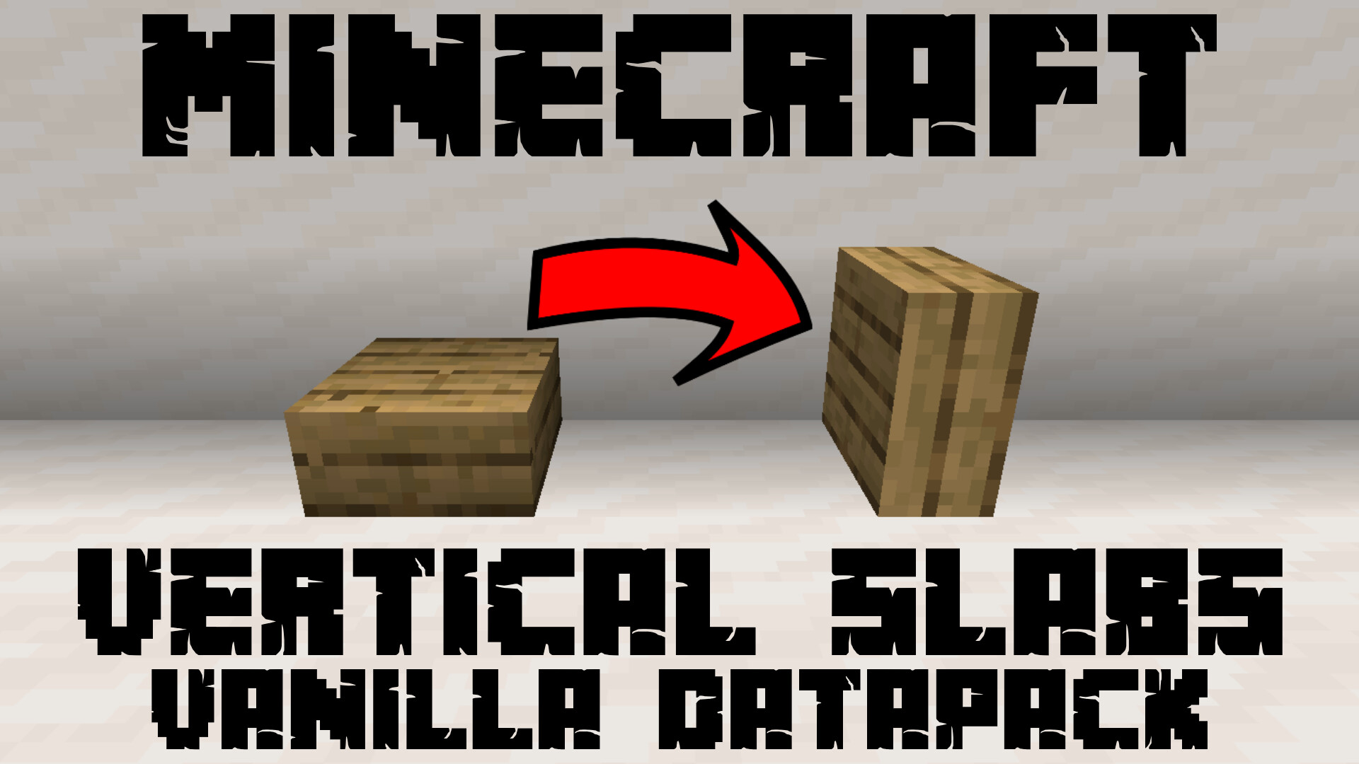 Bhexion's Vertical Slabs! Minecraft Data Pack