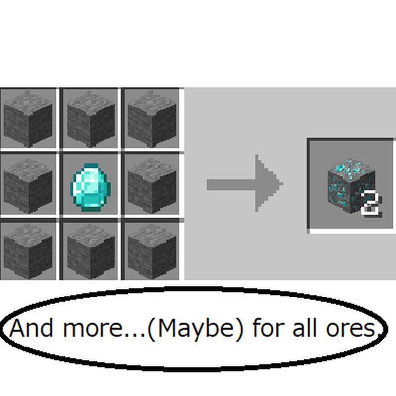 Recipe_plus(Be sure to read the description section!) Minecraft Data Pack