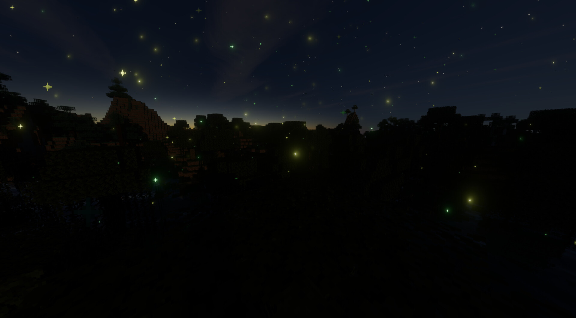 Ambient Fireflies Minecraft Data Pack