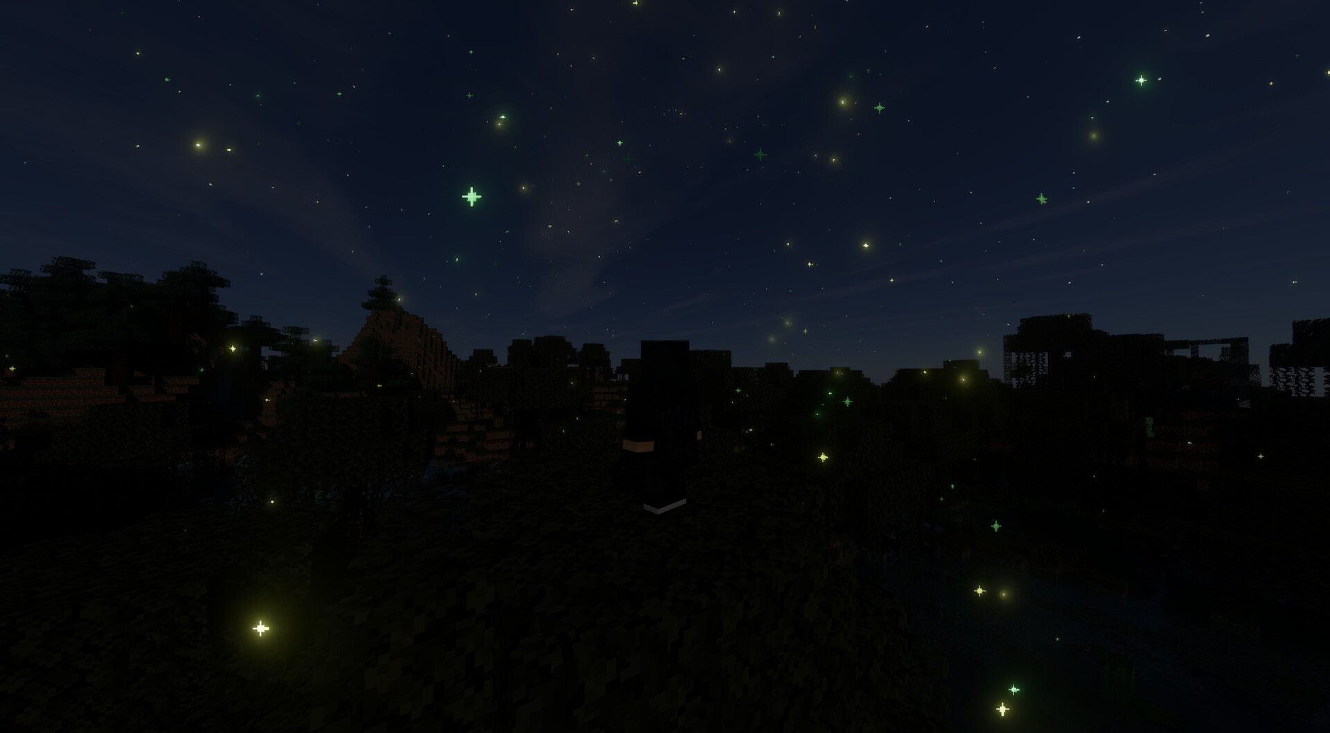 Ambient Fireflies Minecraft Data Pack