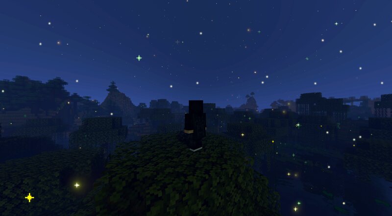 Ambient Fireflies Minecraft Data Pack