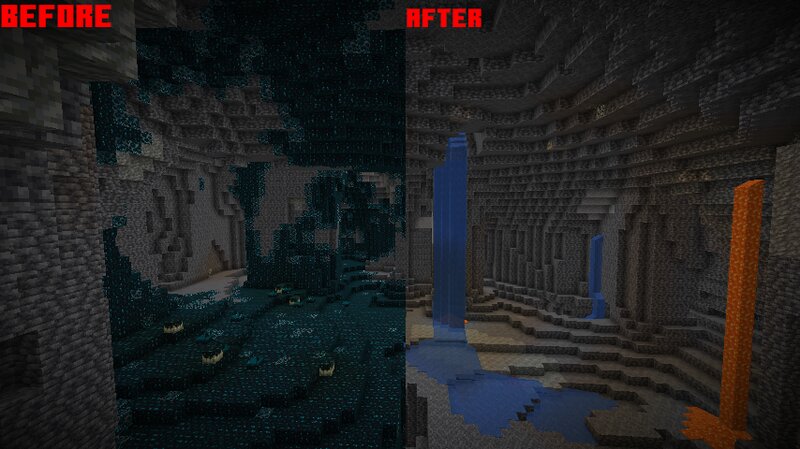 Remove Deep Dark Minecraft Data Pack