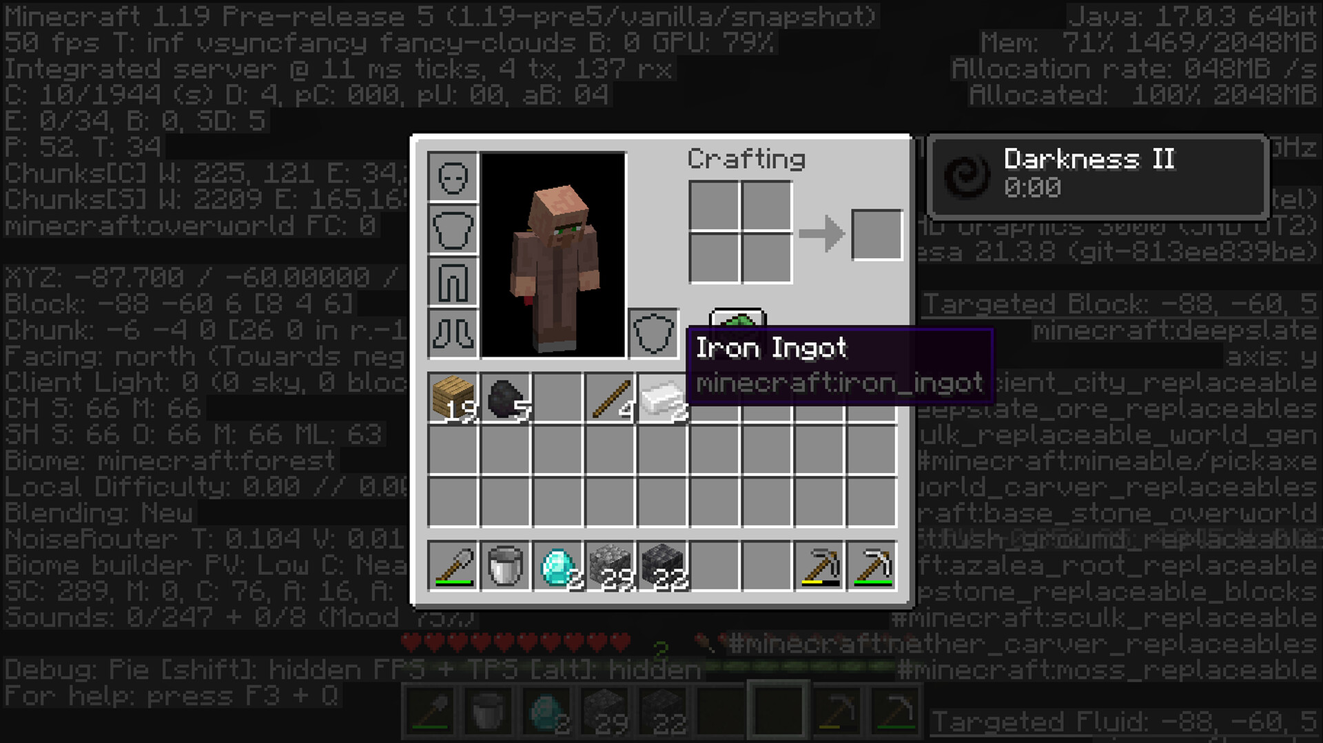 Void Darkness Recreated Minecraft Data Pack