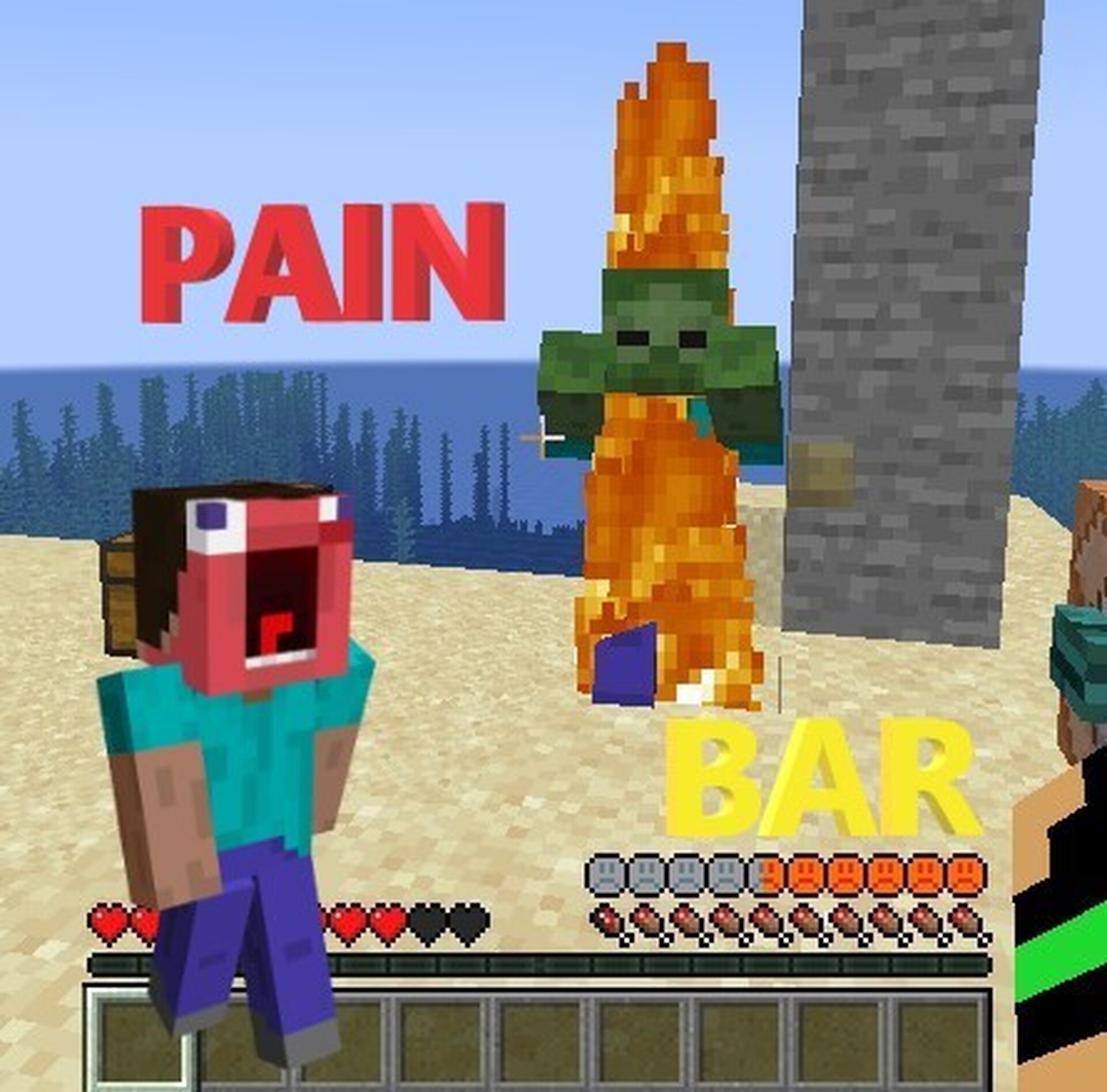 Pain Bar Datapack Minecraft Data Pack