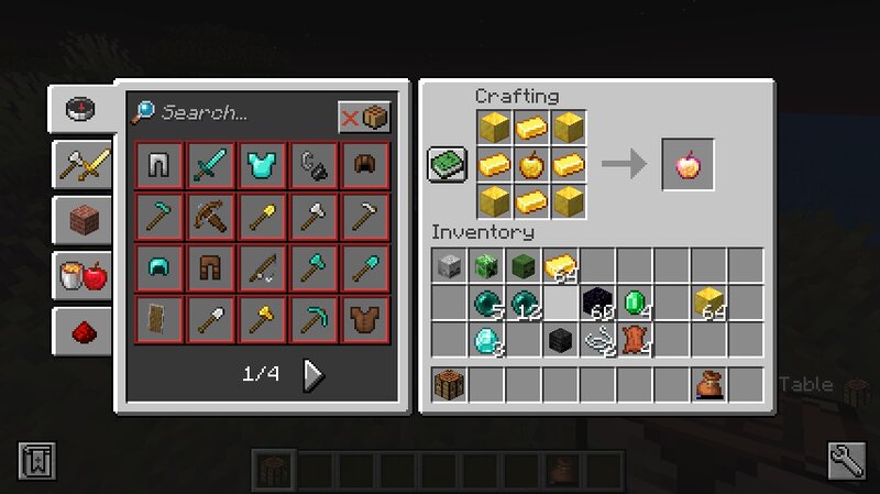 porkeys crafting recipes Minecraft Data Pack