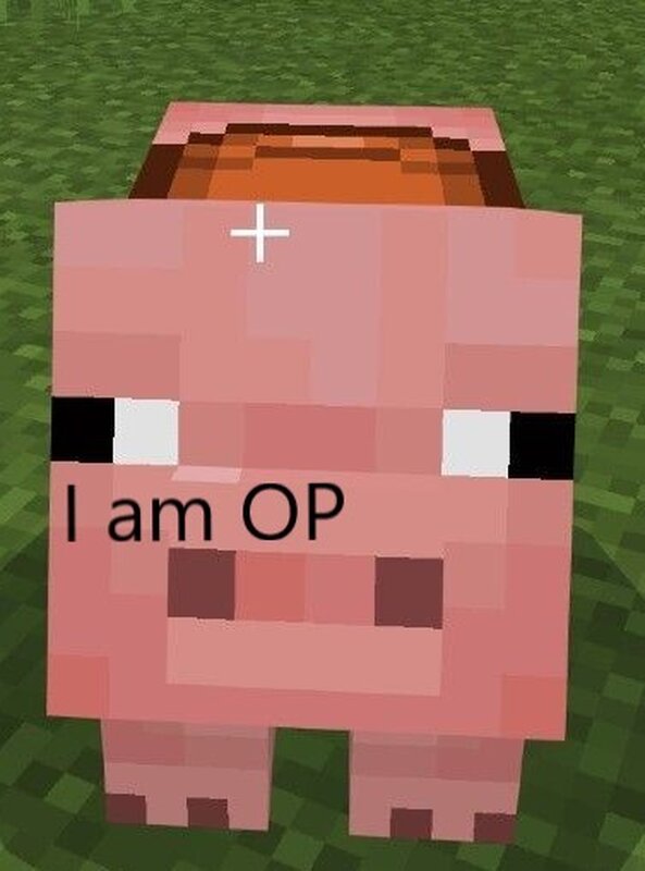 Minecraft, but Pigs drop OP Items! Minecraft Data Pack