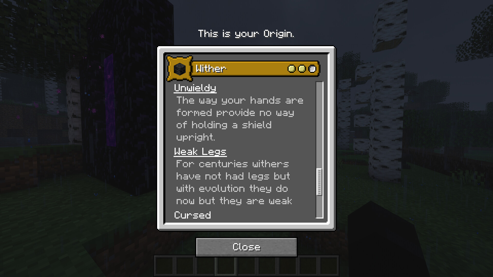 Wither Minecraft Data Pack