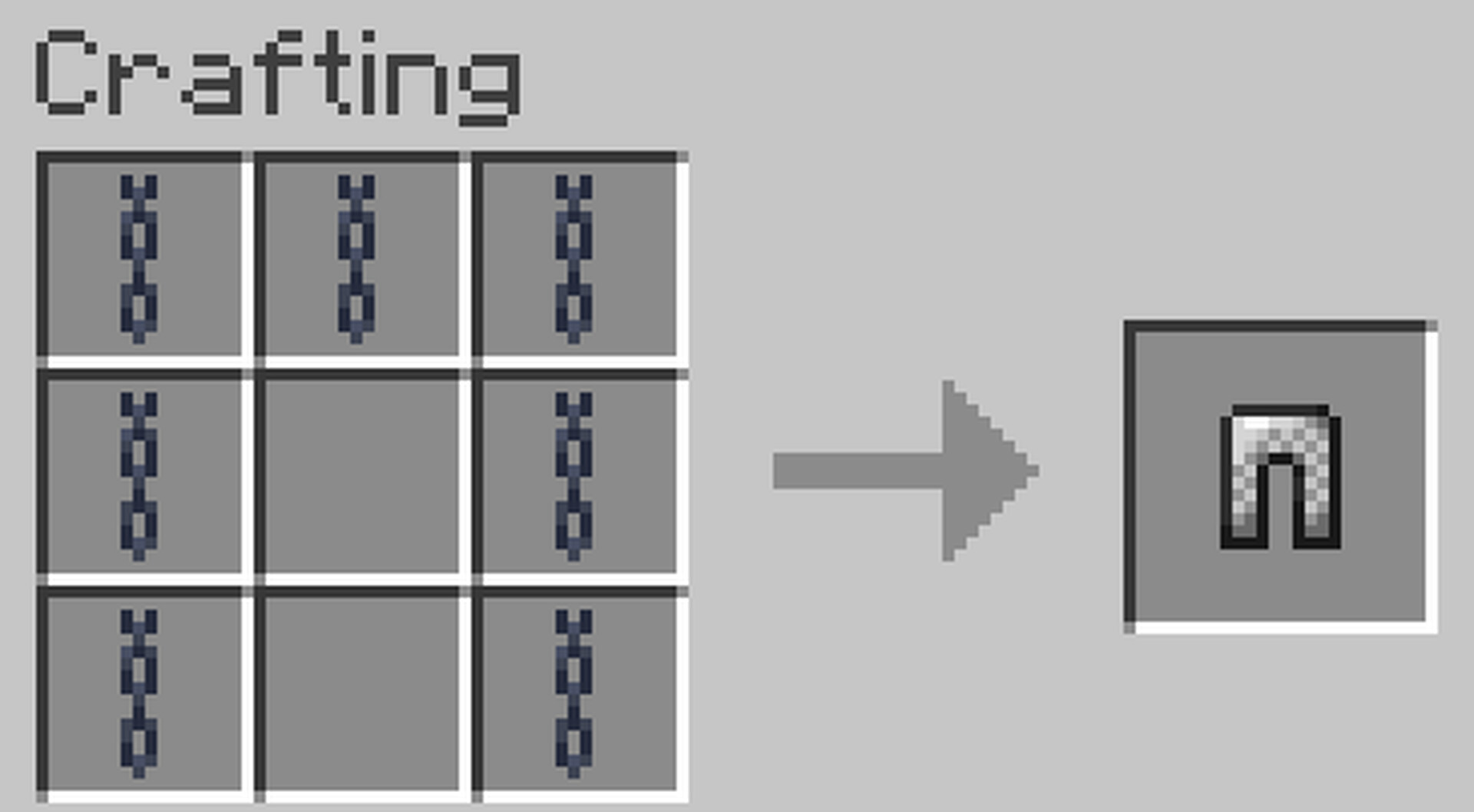 Chainmail Armour Recipes Minecraft Data Pack