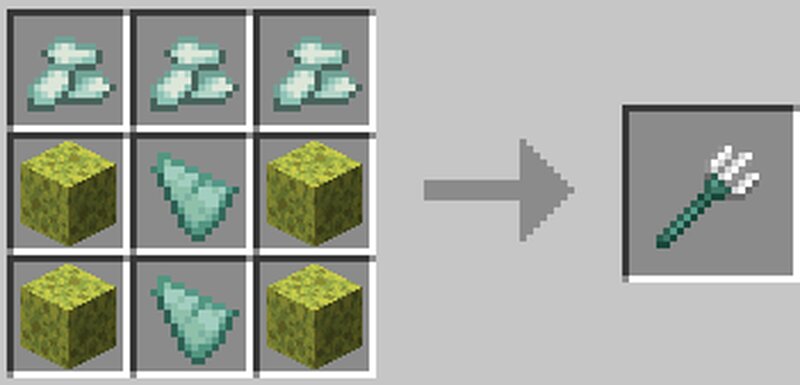 Craftable Trident Minecraft Data Pack