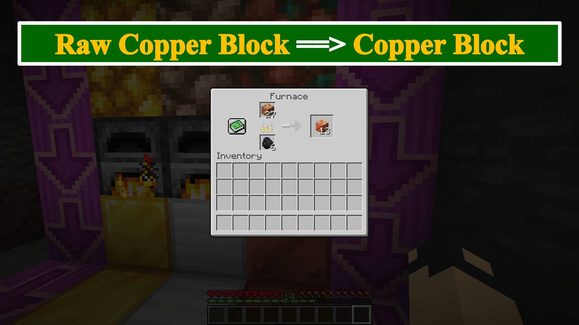 Smeltable Raw Ore Blocks Minecraft Data Pack