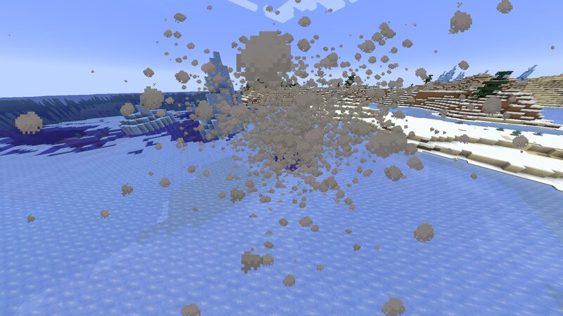 Realistic explosion effect Minecraft Data Pack