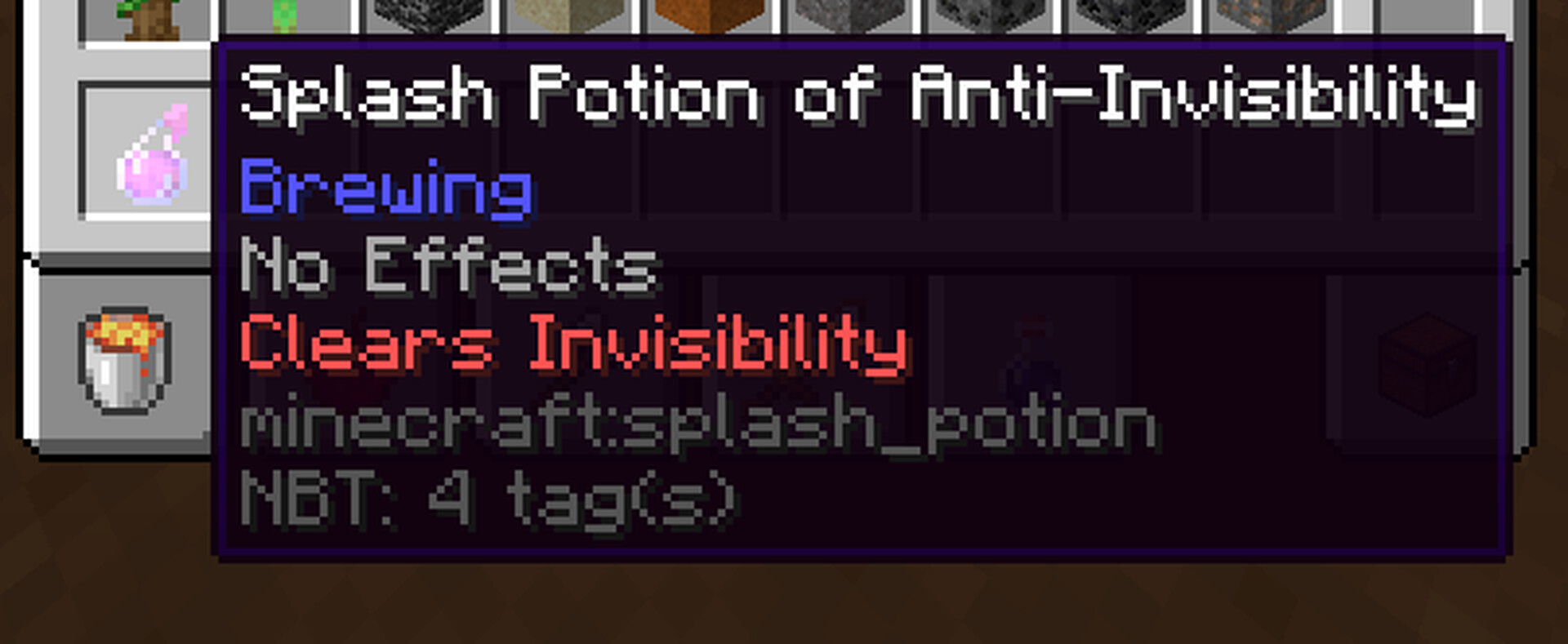 Invisible Item Frames Minecraft Data Pack