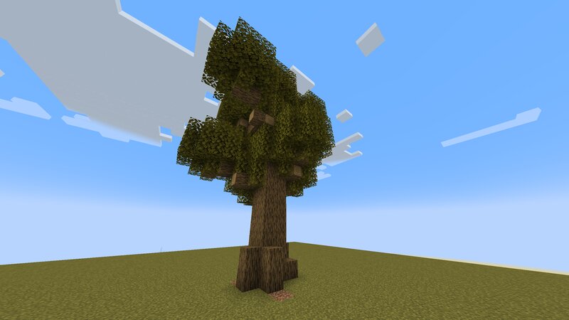 Growable 2x2 Oak trees Minecraft Data Pack