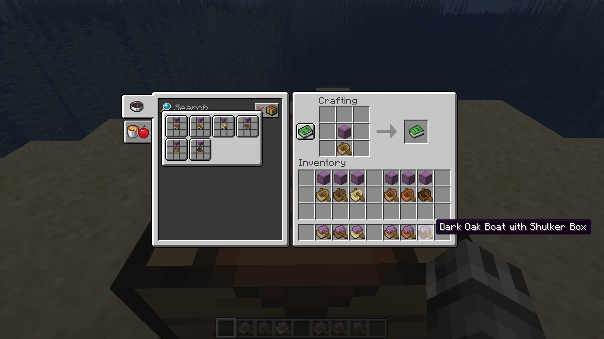 Boats with Shulker Boxes Minecraft Data Pack