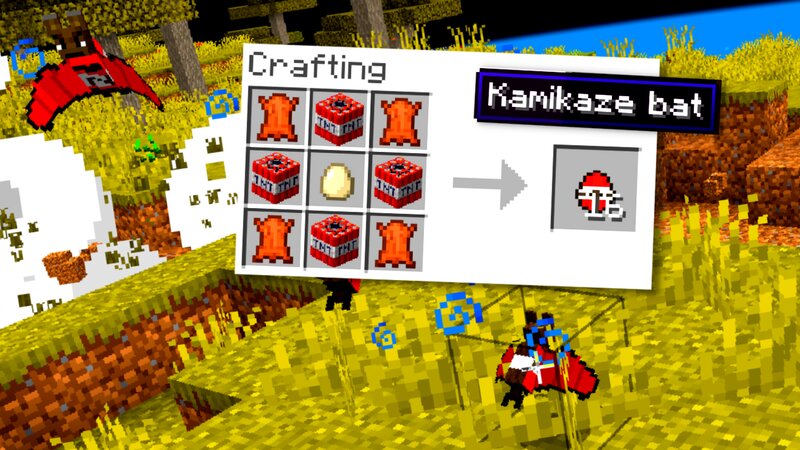 Minecraft but with tnt bats Minecraft Data Pack