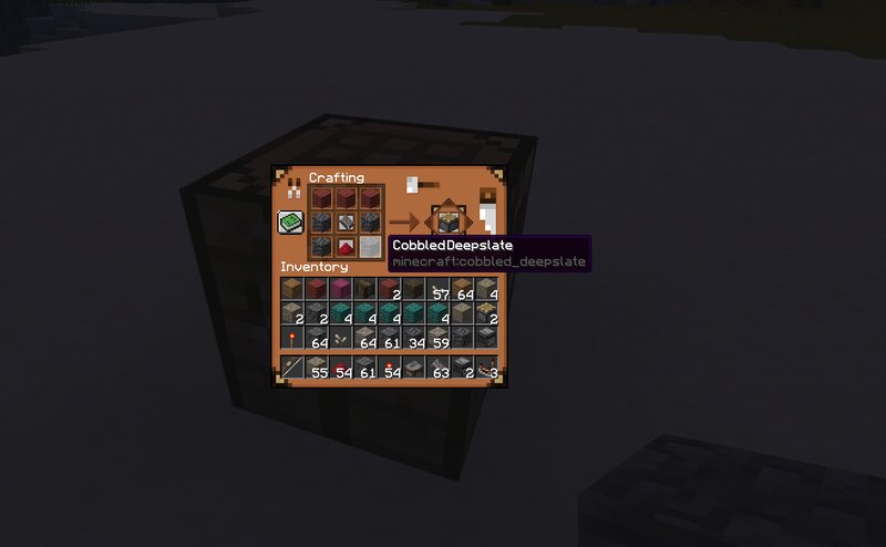 Make Deepslate In Redstone Craft by Linetaru - 1.19 Minecraft Data Pack