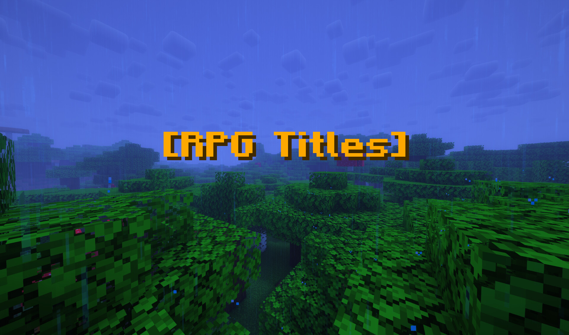 RPG Titles Minecraft Data Pack