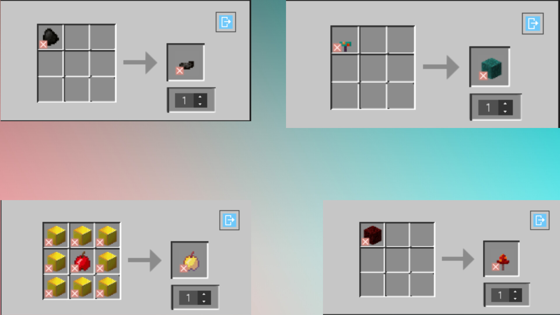 Craft and smelt Minecraft Data Pack