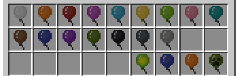 Balloons in Minecraft Minecraft Data Pack