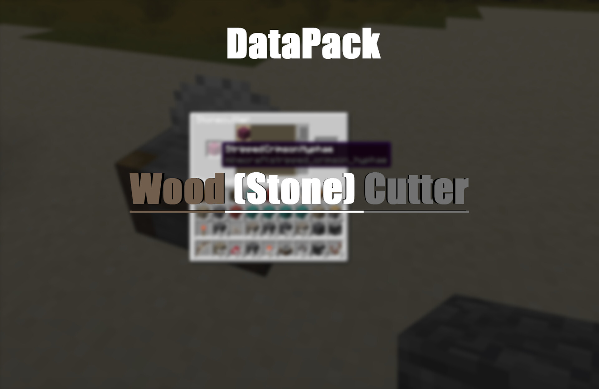 Wood (Stone) Cutter by Linetaru - 1.19 Minecraft Data Pack