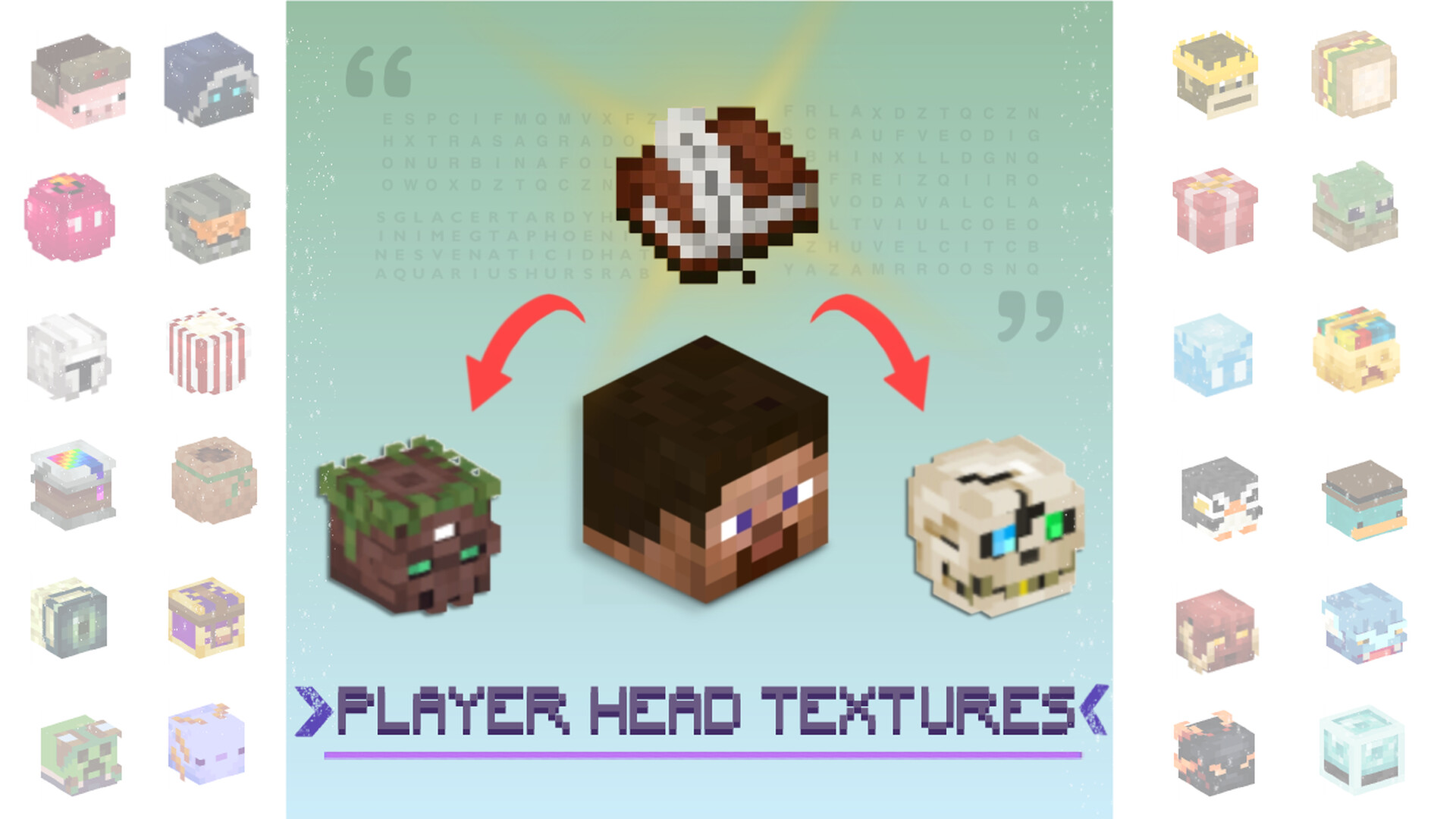 Player Head Textures - [Obtain any player head in survival!] Minecraft ...
