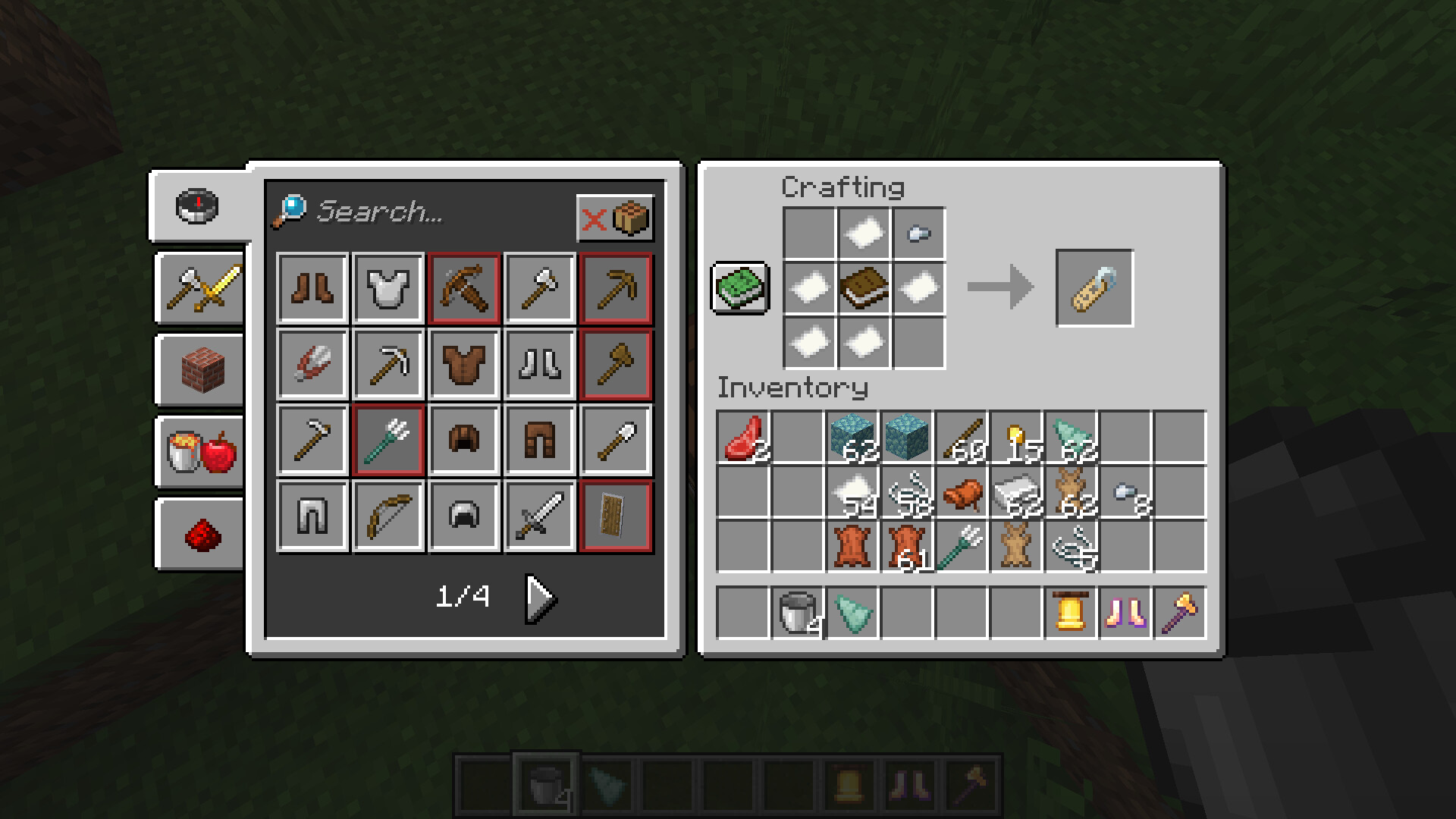 15+ New crafting recipes Minecraft Data Pack
