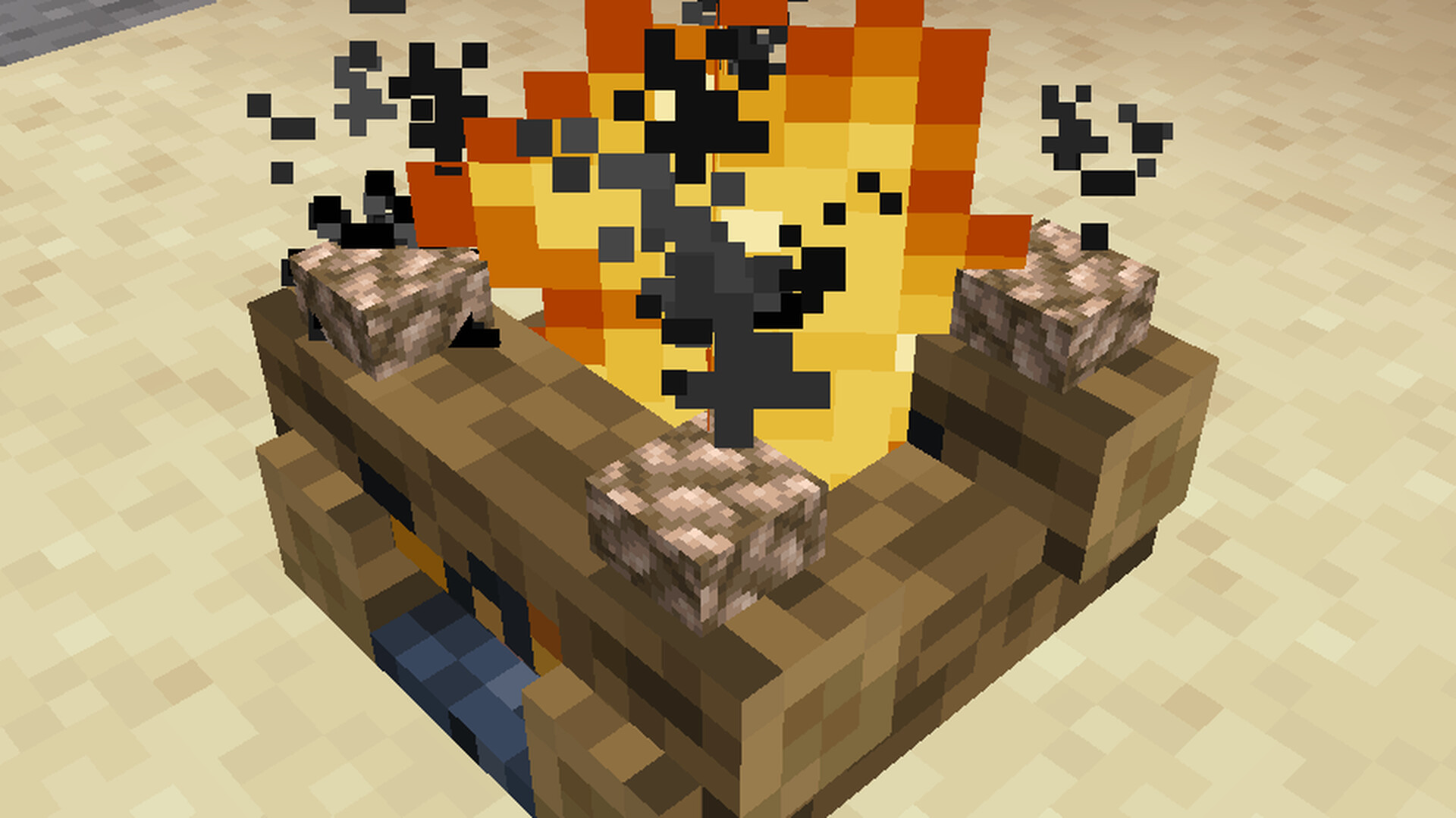 CampOre - Burn Ore with Campfire! (literally any thing) Minecraft Data Pack