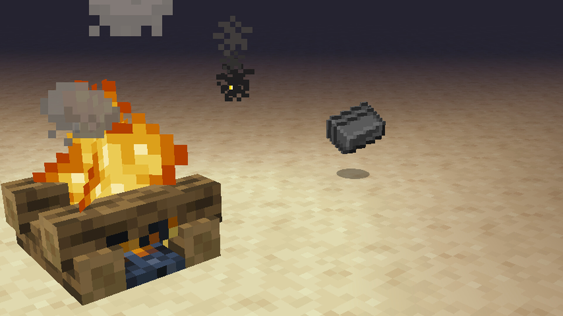 CampOre - Burn Ore with Campfire! (literally any thing) Minecraft Data Pack