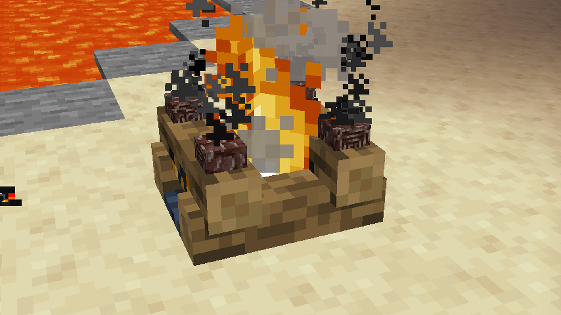 CampOre - Burn Ore with Campfire! (literally any thing) Minecraft Data Pack