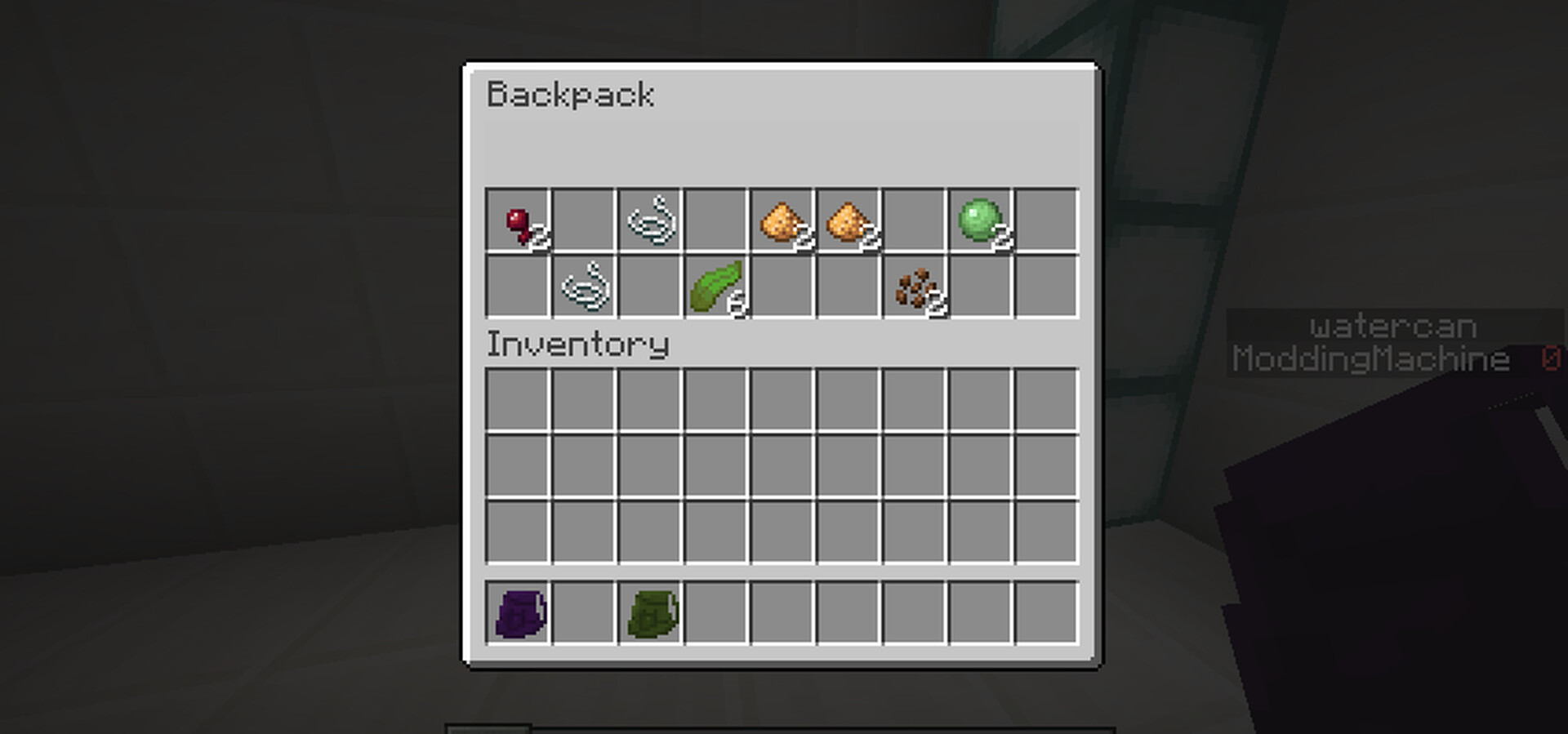 Working Vannilla Backpacks - 5 Types, Infinite Colors! Minecraft Data Pack