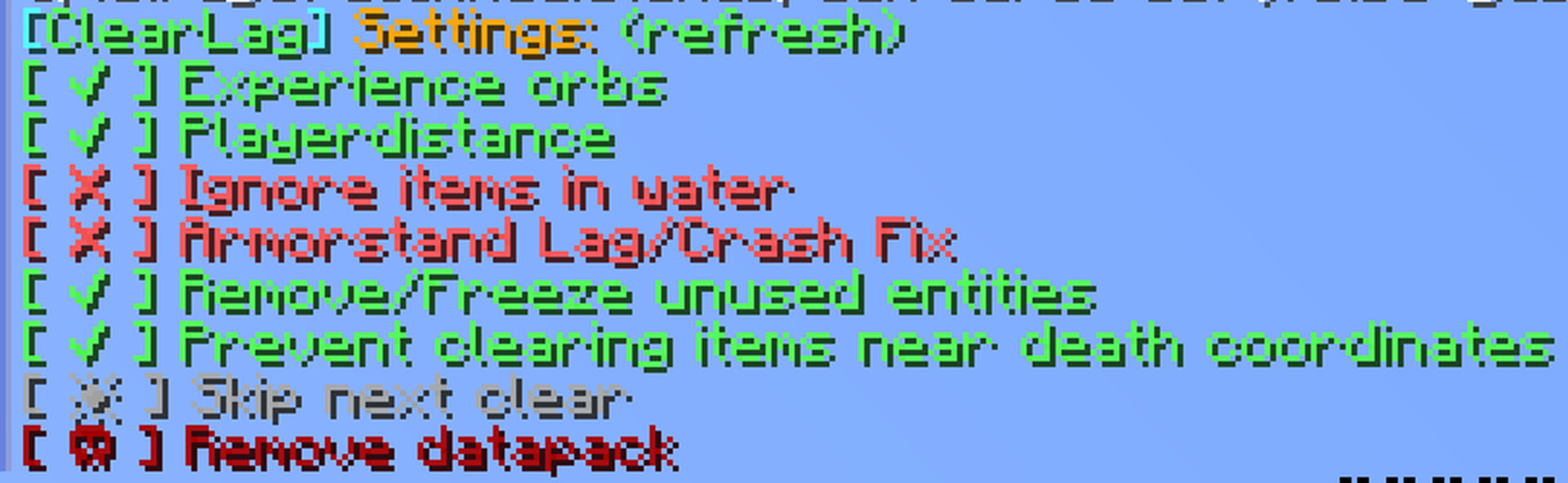 ClearLag | Advanced antilag datapack Minecraft Data Pack