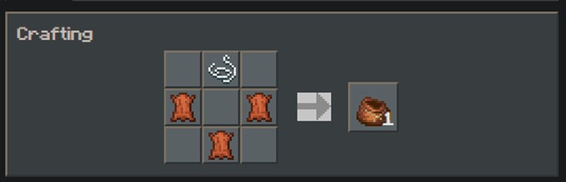 Bundel Crafting recipe Minecraft Data Pack